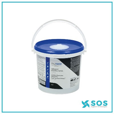 PALPro - TX - Abrasive Antibacterial Wipes Tub - SOS Hygiene