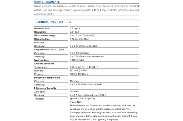Dräger PAC 8000 Ozone Gas Detector - SOS Hygiene