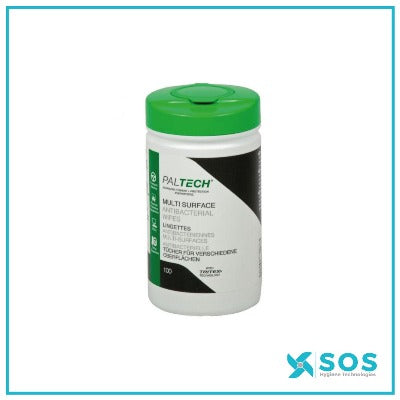 PALPro - PalTech - Antibacterial Wipes 200 Tub - SOS Hygiene