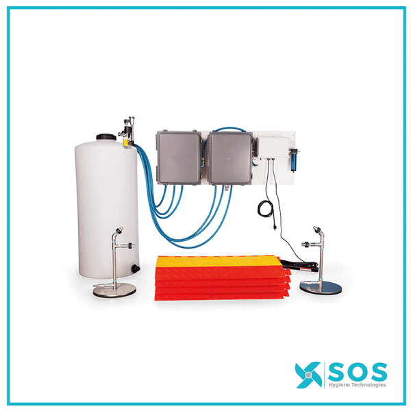 DEMA Drive Over Foaming Unit - Transport Cleaning - SOS Hygiene